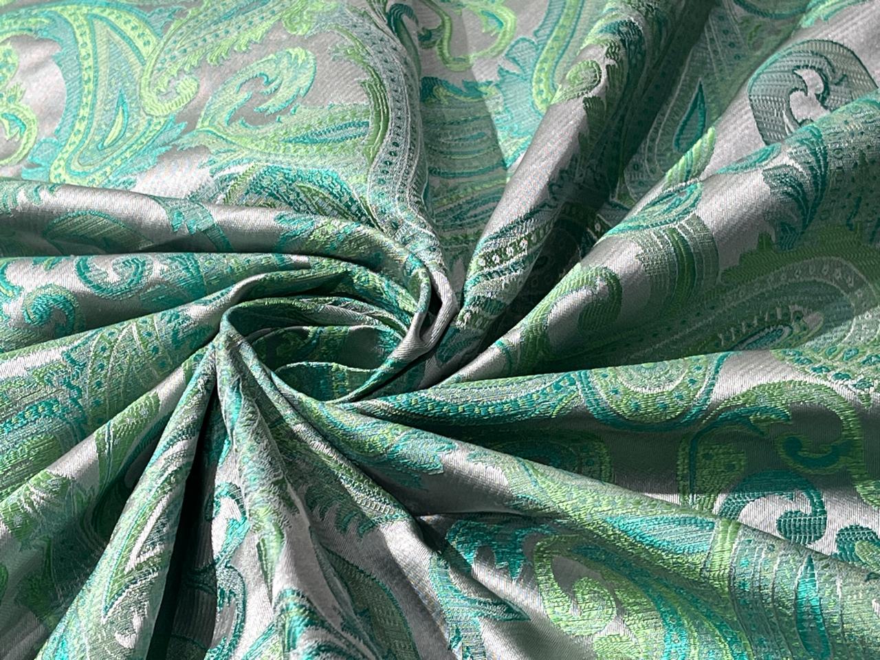 brocade-fabric-54-wide-100-silk-jacquard-fabric-paisleys-available-i