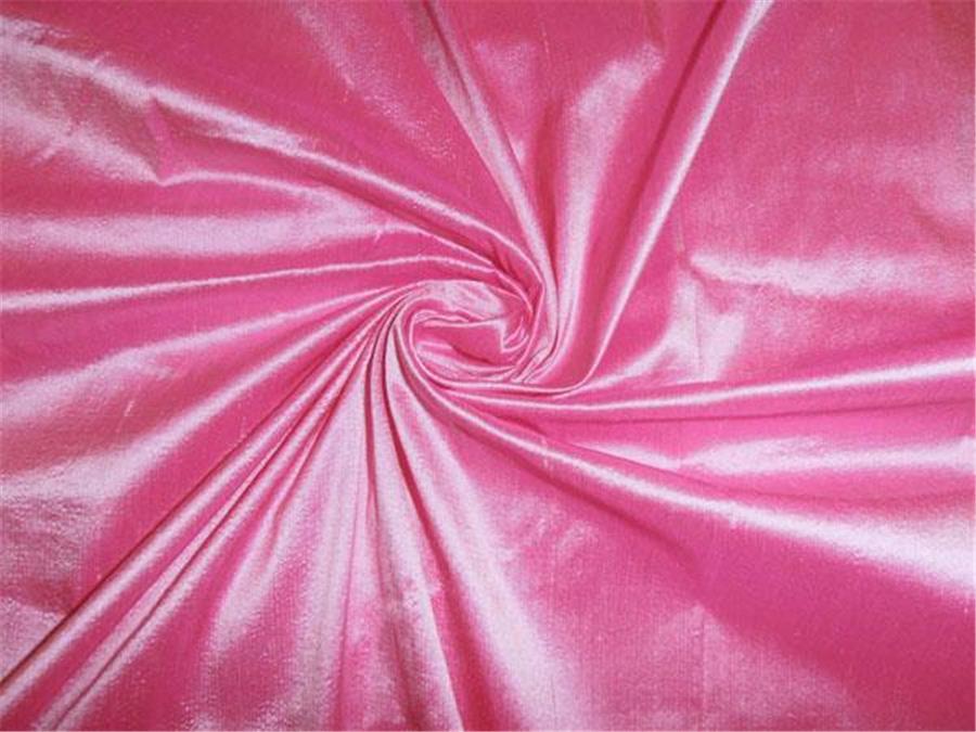 100% PURE SILK DUPION FABRIC SHOCKING PINK color 54" wide WITHOUT SLUB – Puresilks.us