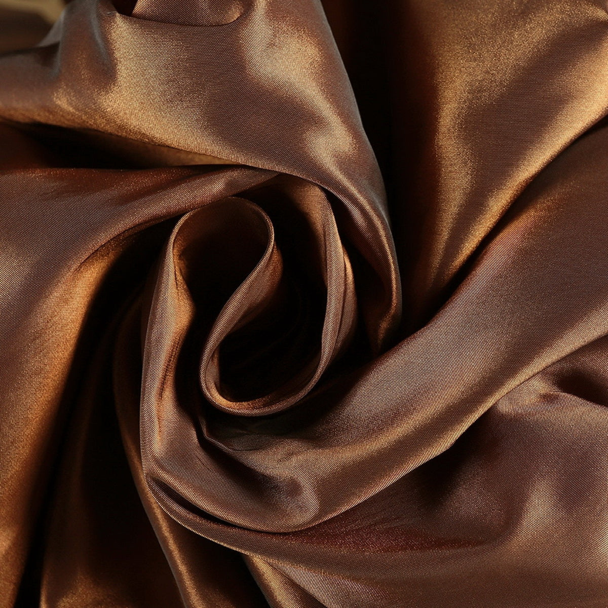 100% SILK TAFFETA FABRIC orange x black=brick brown color 54" wid – Puresilks.us
