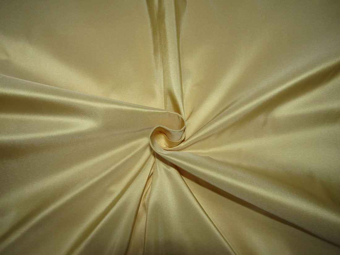 100% PURE SILK TAFFETA fabric 35 momme BUTTER colour 54" wide 35 – Puresilks.us