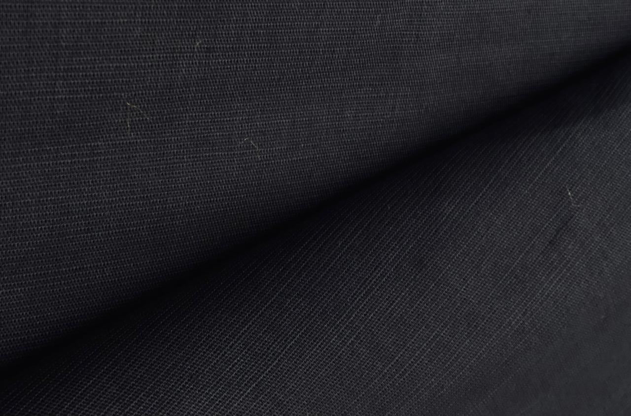 Cotton 50% Linen 50% navy color Fabric 58" wide [20026] – Puresilks.us
