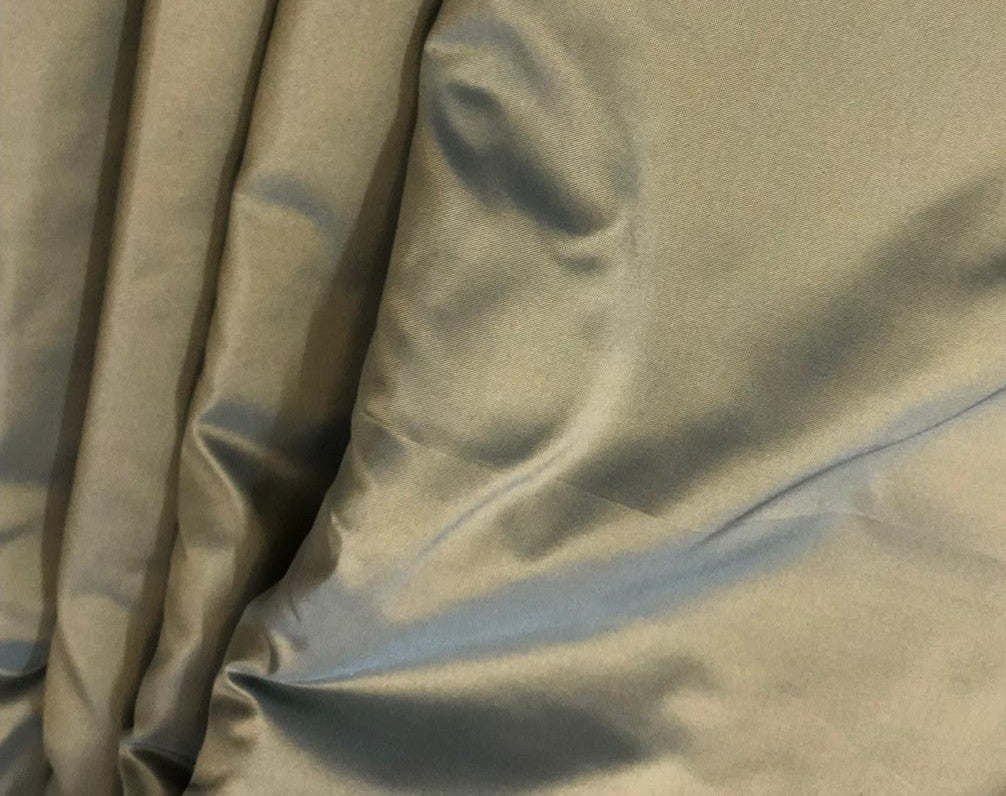 Silk TAFETTA fabric 54"wide golden yellow x blue color TAF354[3 ...