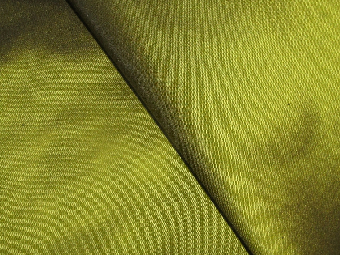 100% Pure SILK TAFFETA FABRIC Iridescent Yellow x Black color 54" wide – Puresilks.us