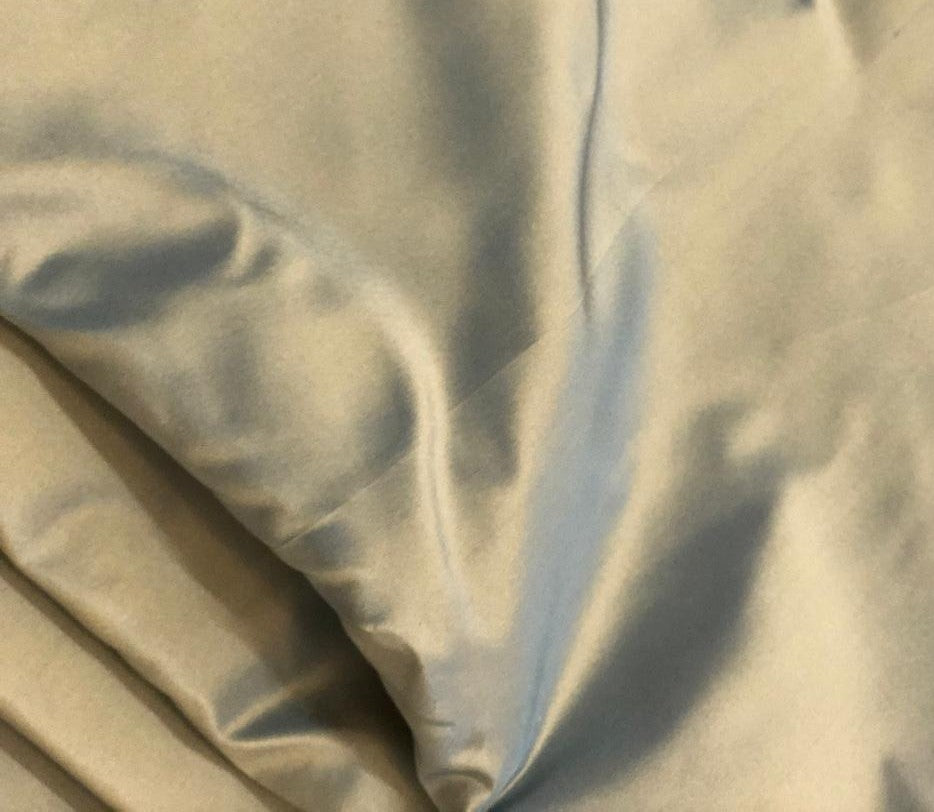 Silk TAFETTA fabric 54"wide golden yellow x blue color TAF354[3 ...