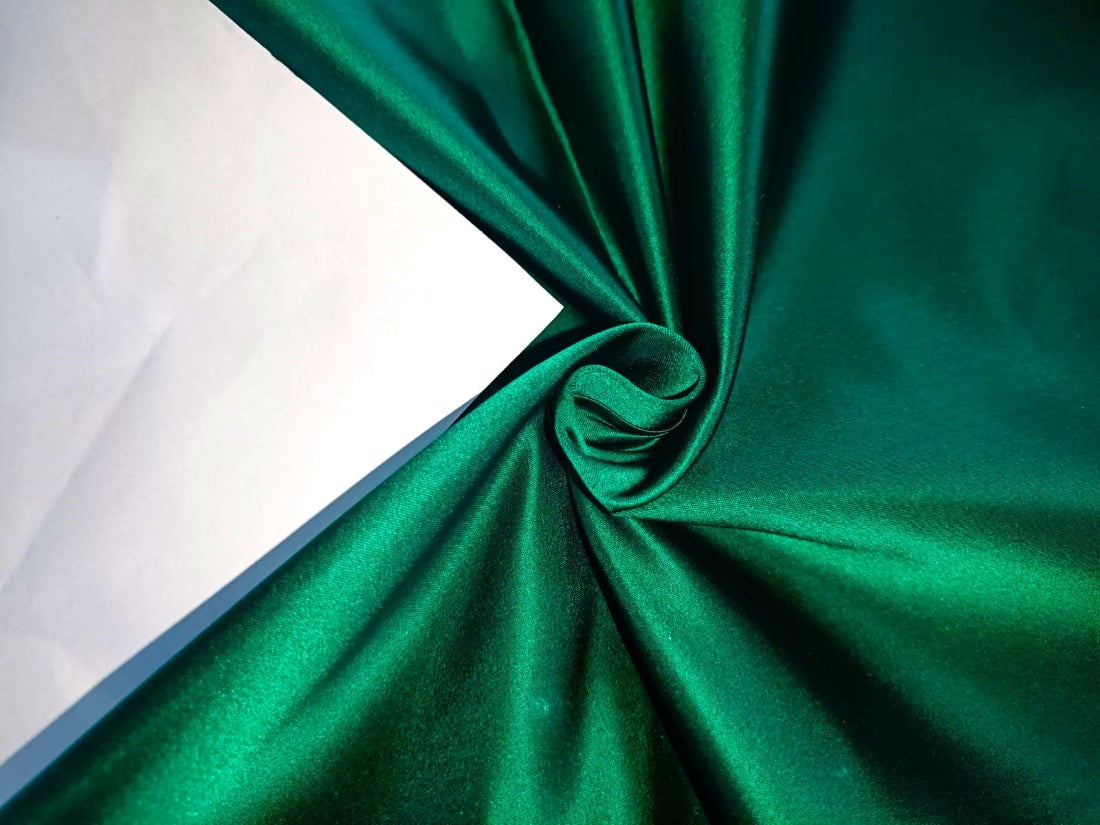 100% SILK DUTCHESS SATIN Emerald Green 45 MOMME 54" wide [7832 ...