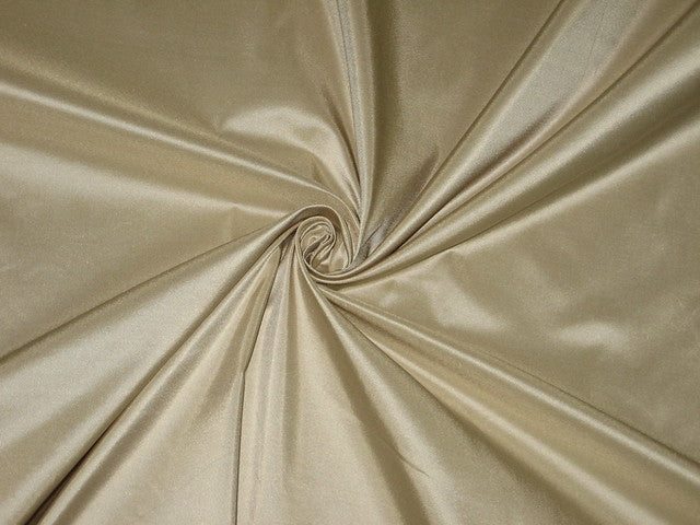 100% Pure SILK TAFFETA FABRIC Cafe Creme colour 54" wide TAF165 – Puresilks.us