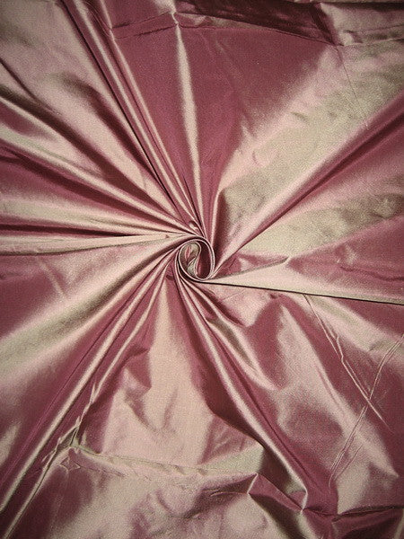 100% Pure SILK TAFFETA FABRIC Dusty Purple with Ivory Shot color 54&qu – Puresilks.us