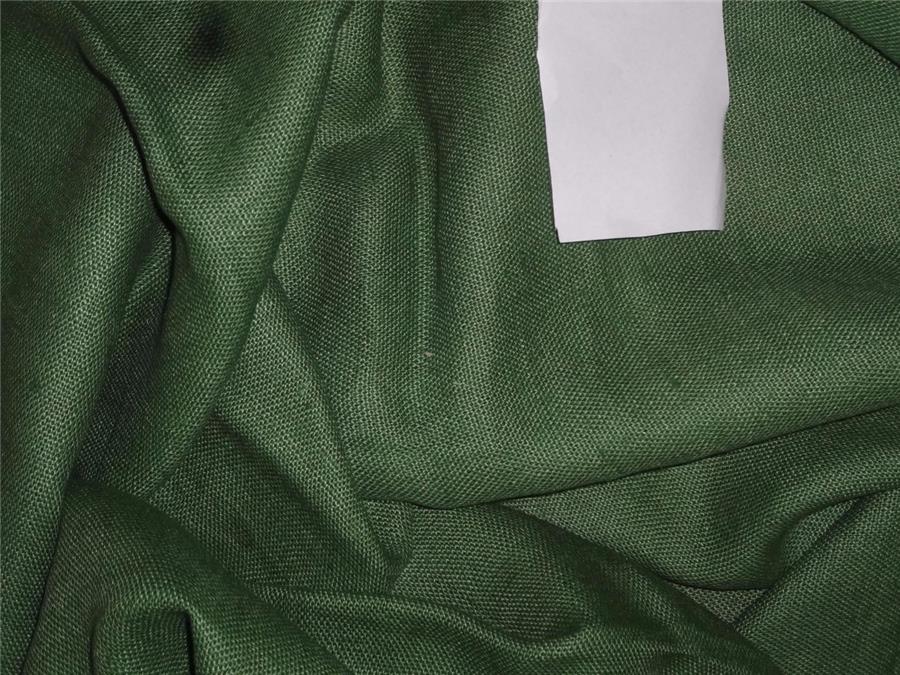 Heavy Linen Dark Green Color Fabric 58" Cut Length of 1.40 yards ...