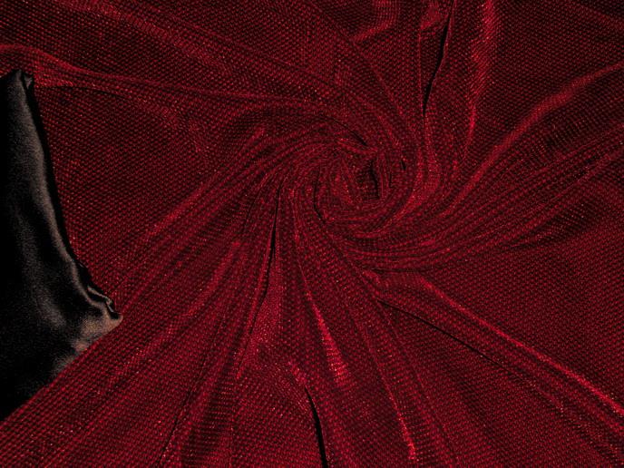 Dark Maroon/Wine dobby Micro Velvet Fabric 44" wide [7930] – Puresilks.us