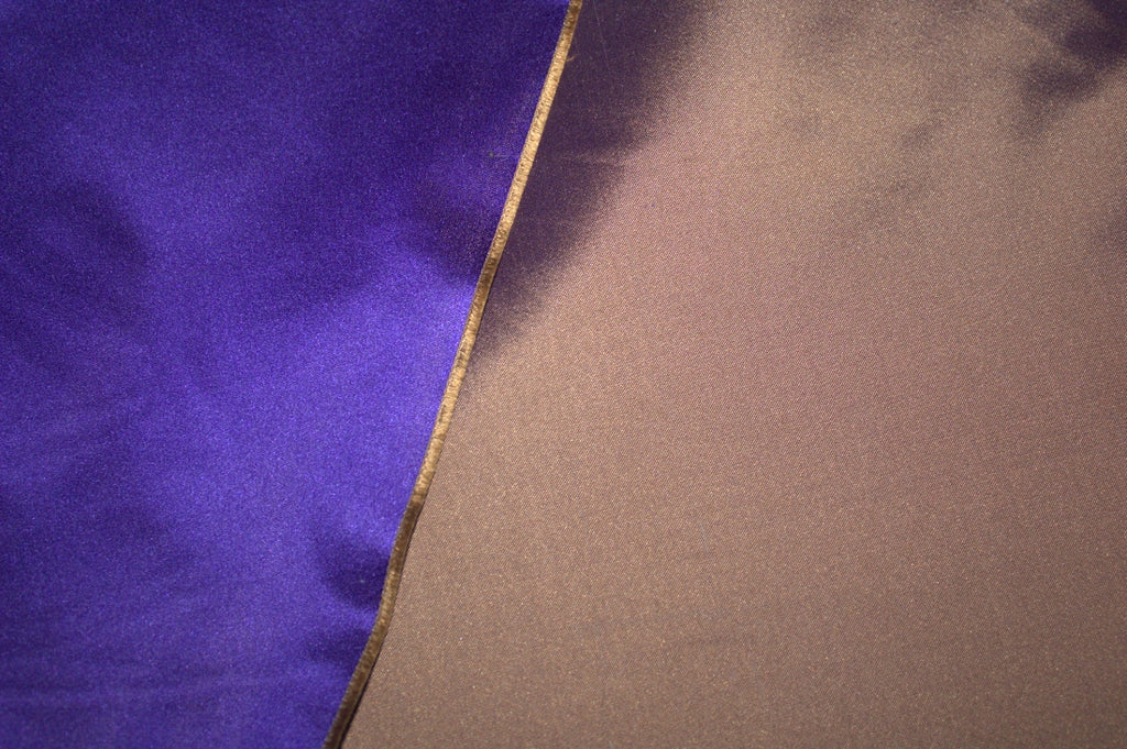 Silk Dutchess Satin fabric Iridescent Ink Purple colour 54" wide [4854 ...