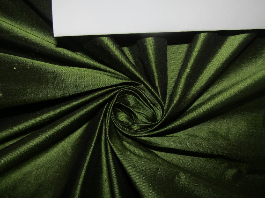 Pure Silk Taffeta fabric African Green color 54" wide TAF181[1] – Puresilks.us