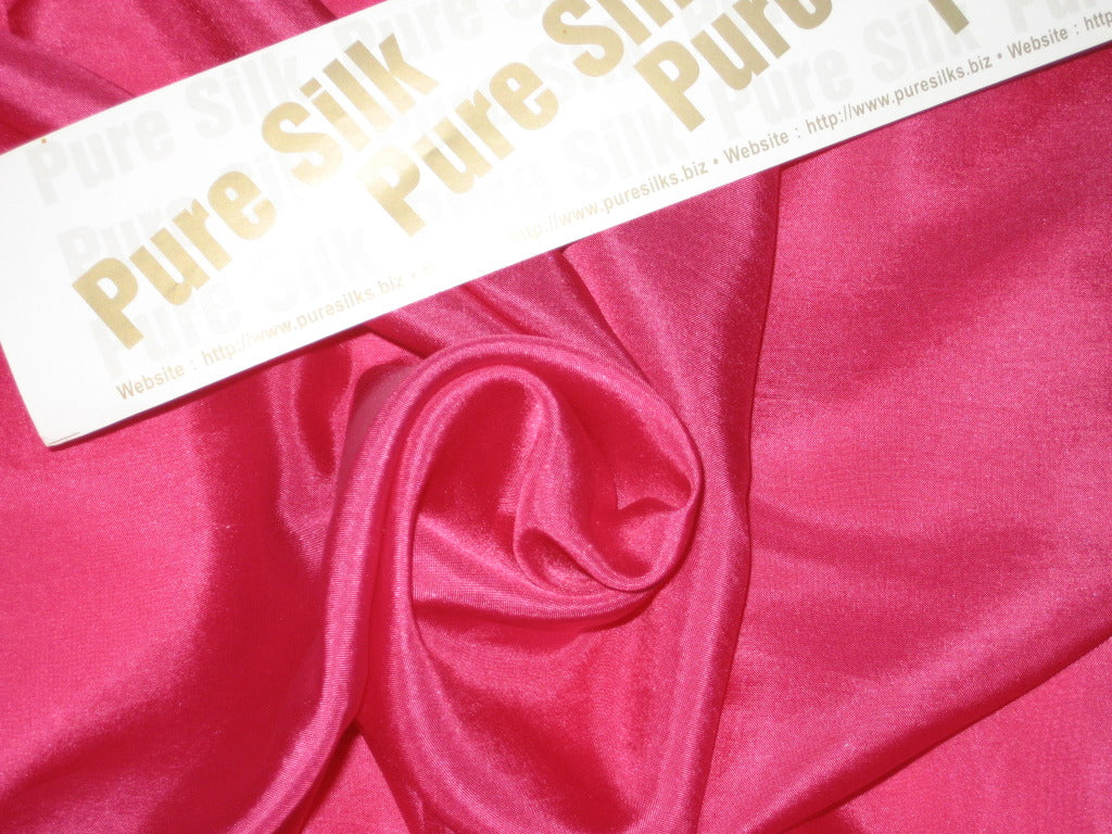 RICH Hot Pink COLOUR PLAIN HABOTAI SILK 54" – Puresilks.us