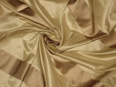 rich gold silk taffeta w/ gold stripes 54" wide TAF#S64[3] – Puresilks.us