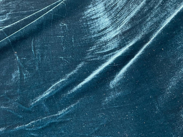 light teal velvet fabric