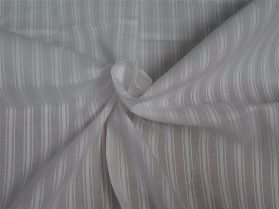 Cotton Organdy White with stiff Finish stripe Fabric ~ 36 " wide sold ...