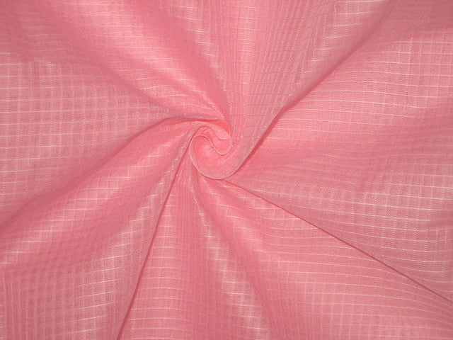 Candy Pink Cotton Organdy Plaids~Width 44" – Puresilks.us