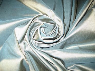 SILK TAFFETA FABRIC ~Steel Blue colour 54" wide – Puresilks.us